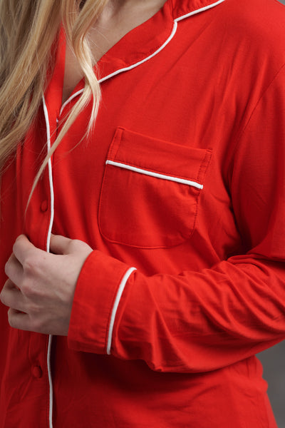 Bamboo Lounge Set - Candy Red – Rype Active